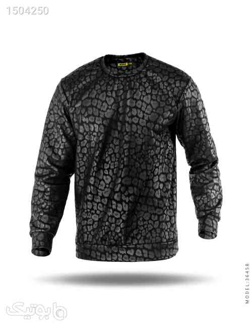 بلوز دورس طرح پلنگی اسپرت Nika مدل 36485 مشکی از فروشگاه دایان شاپ | بوتیک