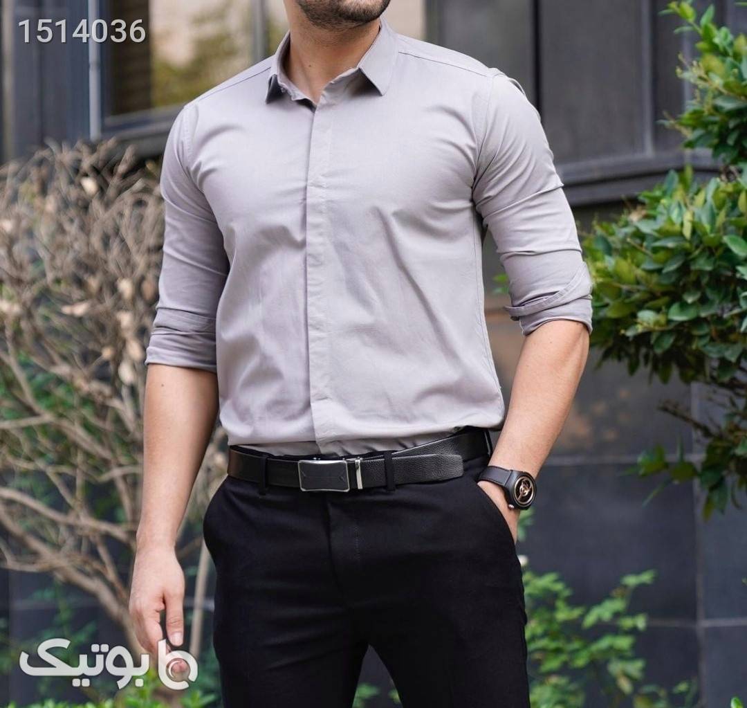 پیراهن جدید طوسی ساتن کش بسیار خاص و با کیفیت طوسی از فروشگاه اورجینال ...